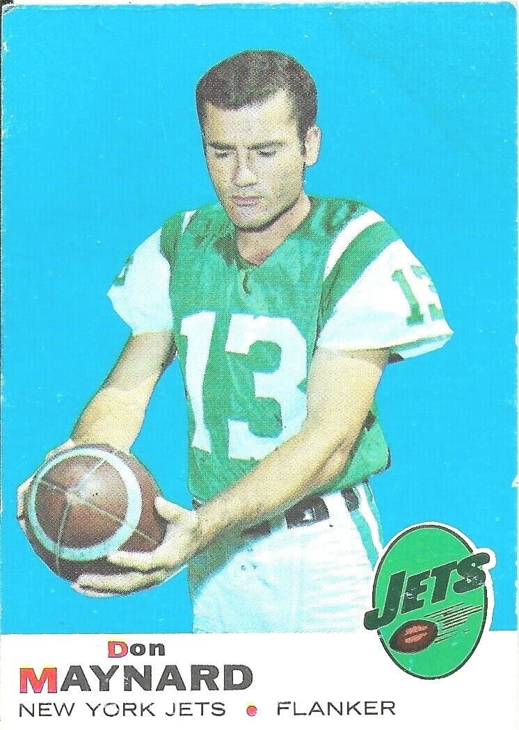1969 Topps Don Maynard 60 New York Jets Football | eBay