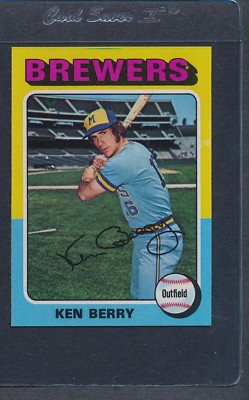 1975 Topps #432 Ken Berry Brewers NM/MT *2945 | eBay