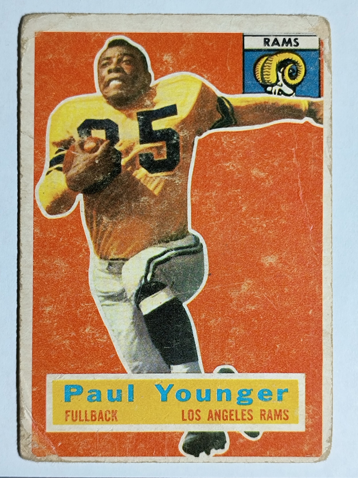 1956 Topps #18 Tank Younger (GOOD) | eBay