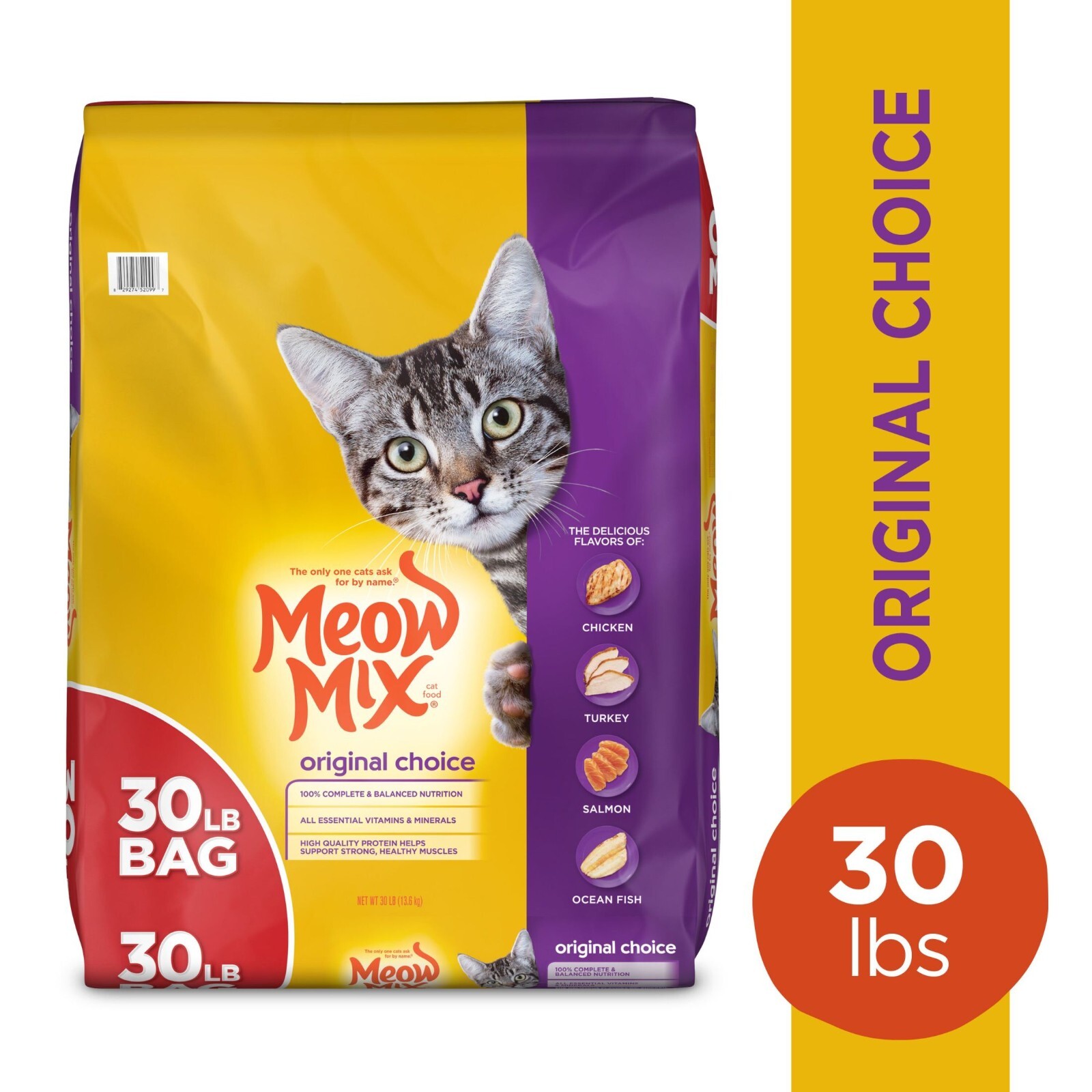 2 Pack Meow Mix Original Choice Dry Cat Food Chicken Turkey Salmon ...