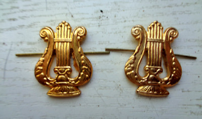 Russian emblems on the collar tabs of the Military musicians | eBay
