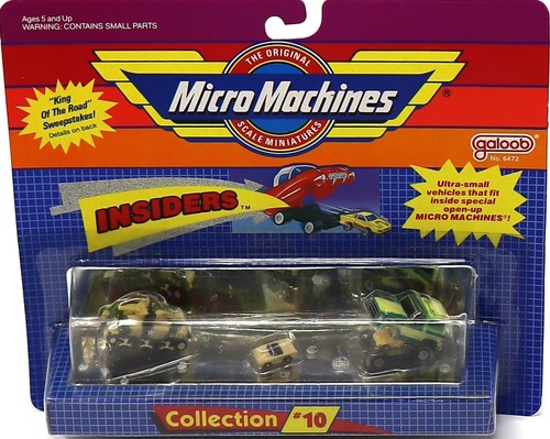 Micro Machines Galoob Collection #10 Sherman Tank & Blazer & Ferrari ...