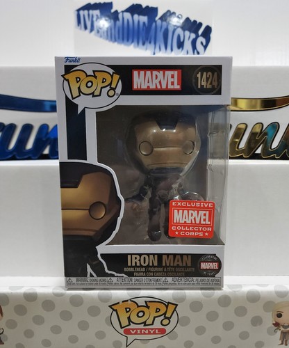 Funko POP! Marvel Celebrating 85 Years Iron Man #1424 Collector Corps ...