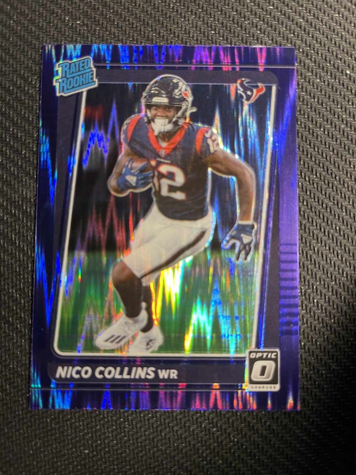 2021 Panini Donruss Optic - Rated Rookie Purple Shock Prizm #230 Nico ...