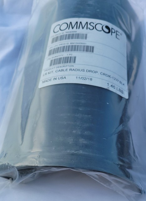 Commscope CRDK-12W BLK LR Kit 12 in (305mm) Cable Radius Drop 760083956 ...