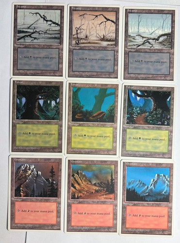 MTG Basic Land FOURTH Edition 4th ED Magic The Gathering All Cards NM ...
