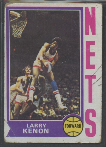 1974-75 Topps #216 Larry Kenyon New Jersey Nets | eBay