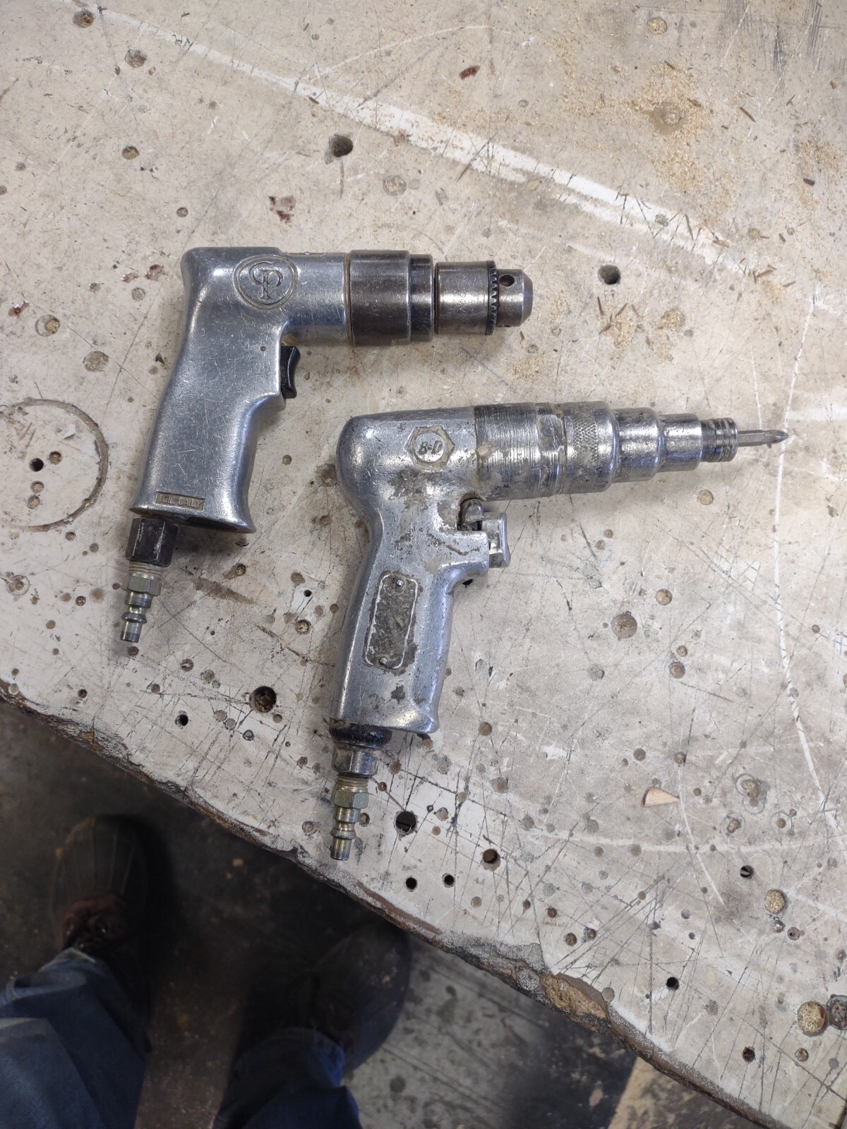 Vintage Reversible B & D Pneumatic Air Screw Gun And CP785 Drill ...