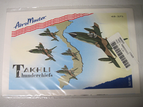 AeroMaster 1/48 Takhli Thunderchiefs Decal #48-375 | eBay