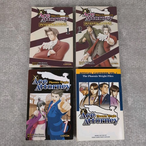 Phoenix Wright Ace Attorney Miles Edgeworth 1 & 2 Casebook Vol 1 Manga ...