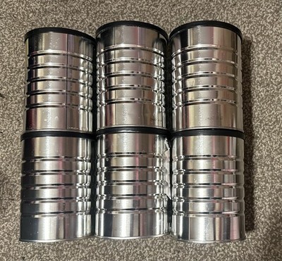 6 Pcs Empty Coffee Cans with Lids Metal Tin Can for Storage | eBay