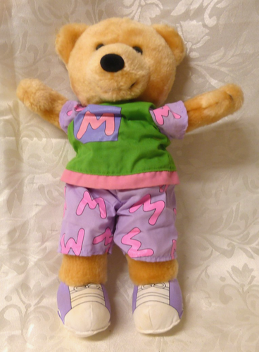 BANANAS IN PAJAMAS VINTAGE "MORGAN" PLUSH TOY TEDDY BEAR - 1990's - ABC ...