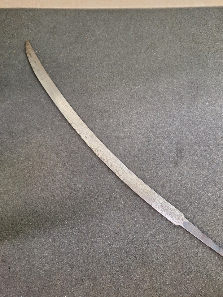 Antique Hand Forged Marked GERMANY Dussack Sword Blade ONLY 15" Blade ...