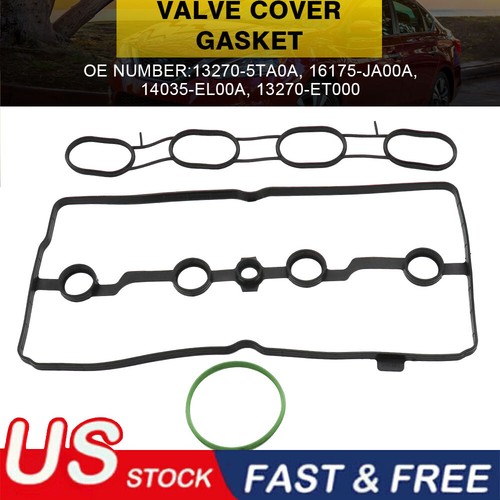 Valve Cover Gasket 13270-5TA0A + Intake Manifold Gasket Set 14035-EL00A ...