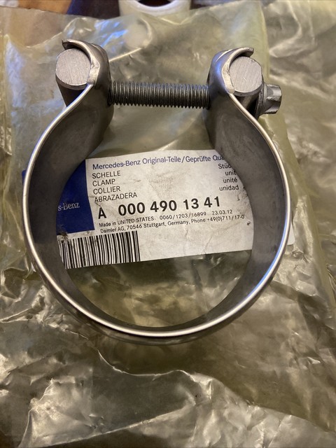 MERCEDES BENZ SPRINTER Exhaust Clamp A0004901341 75mm Diam for sale ...