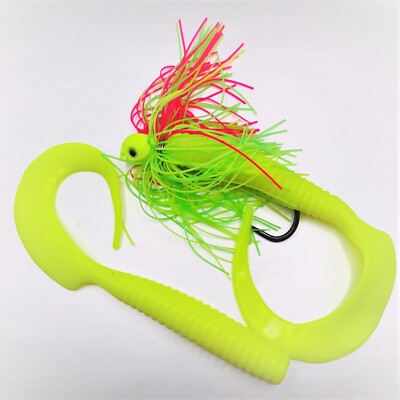 Nantucket Poison Swingtail Jigs & Extra Tail for Black Sea Bass and ...