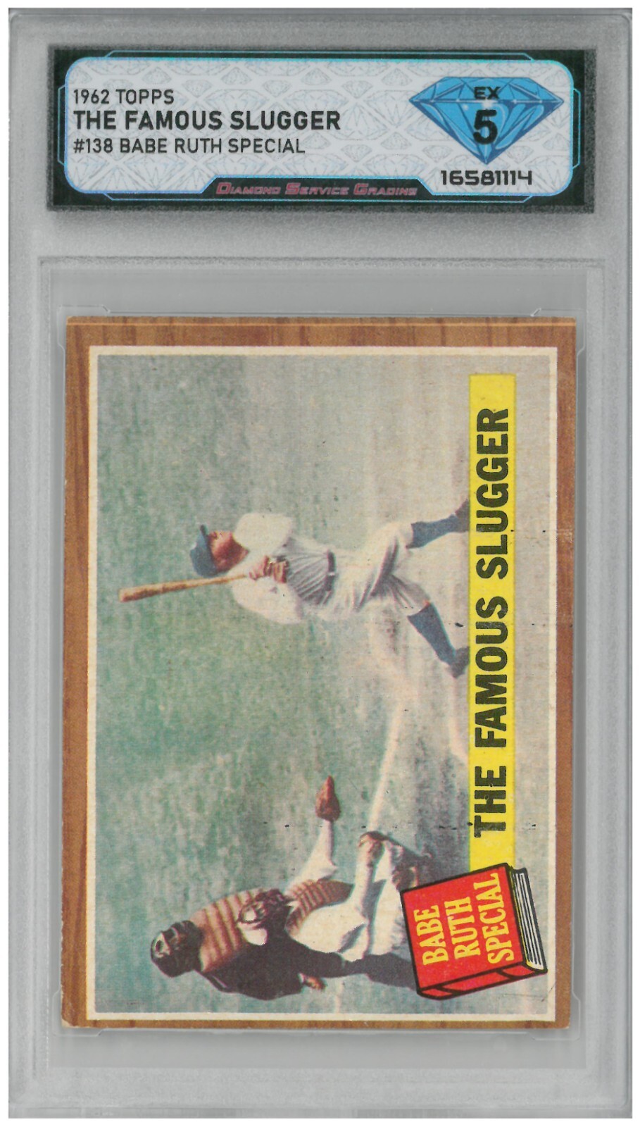1962+Topps+-+Green+Tint+%23138+Babe+Ruth for sale online | eBay