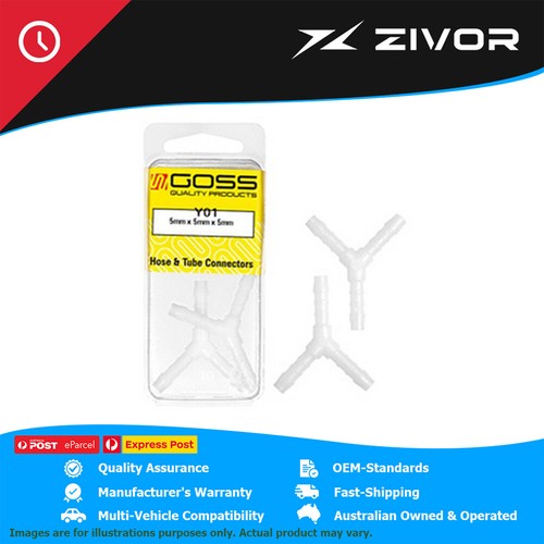 New Genuine GOSS China Fuel Y-Connector Twin Pack - 5mm #Y01 | eBay
