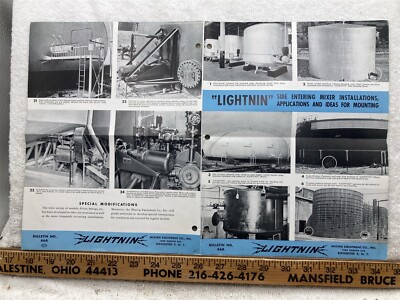 1940s 1950s Lightnin Side Entering Mixer Mixing Farm Equipment Silo Vtg ...
