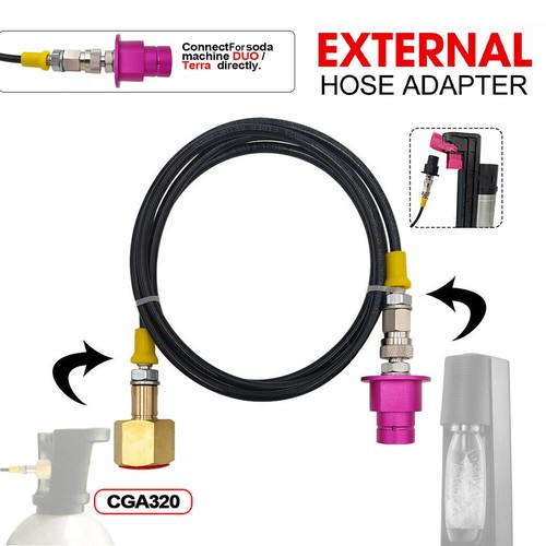 Quick Connect for SodaStream Terra DUO Art To External Co2 Tank Adapter ...