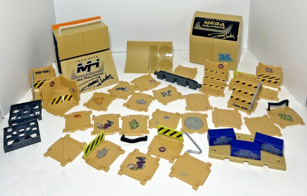 Tech Deck DANNY WAY Fingerboard Ramp- Half Pipe-Stairs 42 Piece Lot | eBay