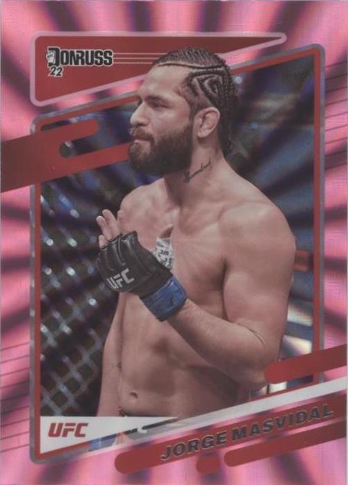 2022 Donruss UFC - Jorge Masvidal #22 Holo Pink Laser for sale online ...