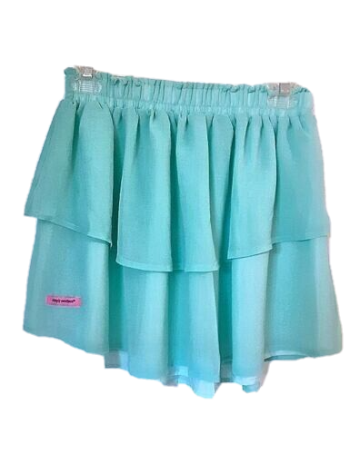 Simply Southern Mini Skirt with Ruffles Size: L Elastic Waist #2G | eBay