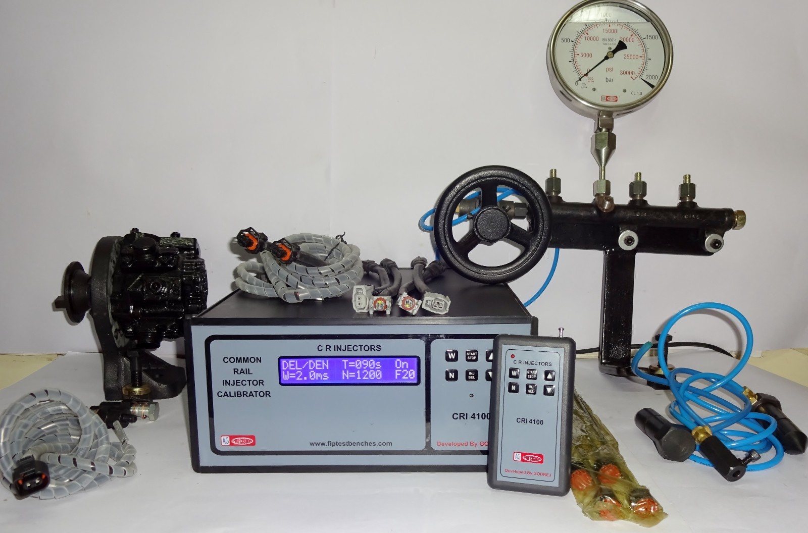 Common Rail Injector Tester / CRDI Injector Testing Test Bench Kit ...