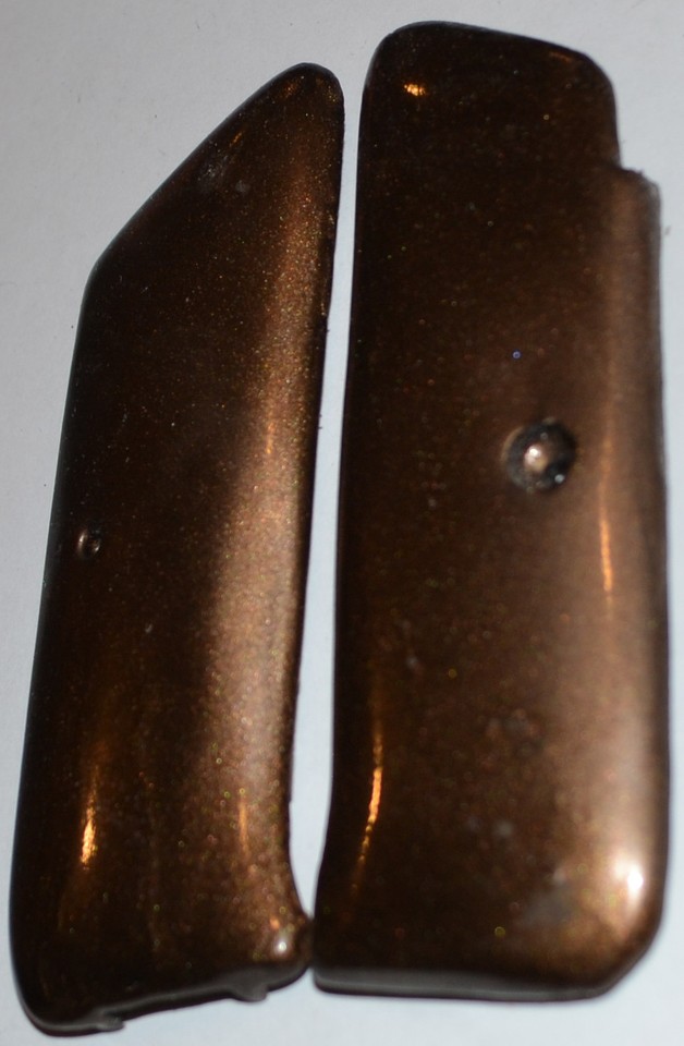 Colt Woodsman gen 1 series 1 pistol grips smooth dark brown plastic ...
