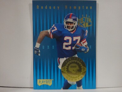 1996 Playoff Absolute Prime Metal XL Rodney Hampton #XL27 | eBay