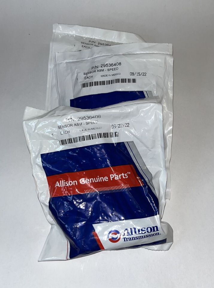Genuine Allison 29536408 Transmission Speed Sensor 29536408 Set Of ...