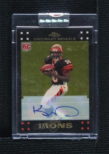 2007 Topps Chrome Rookie Gold Superfractor Auto /10 Kenny Irons #TC185 ...