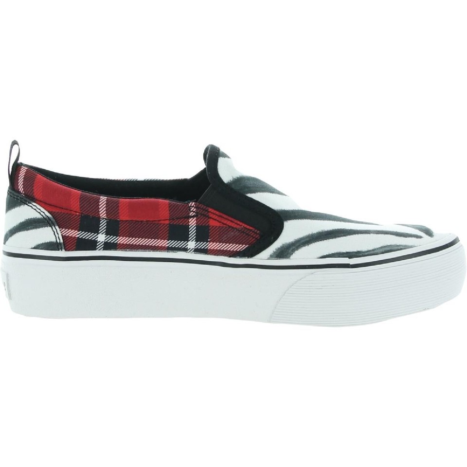 Punkrose Womens Volt'd-Anything Goes B/W Loafers 7.5 Medium (B,M) BHFO ...