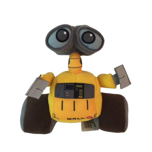 Disney Parks Pixar Wall-E Plush 8" Yellow Robot Wally Stuffed Animal ...