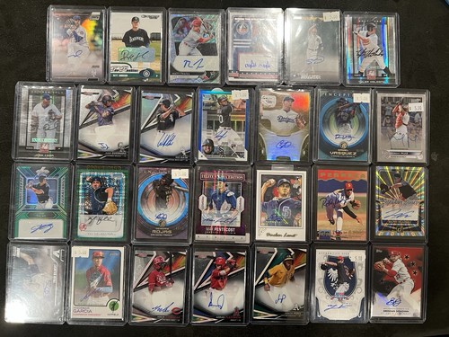 27 Baseball Card Auto Lot - Many Numbered!!! | eBay