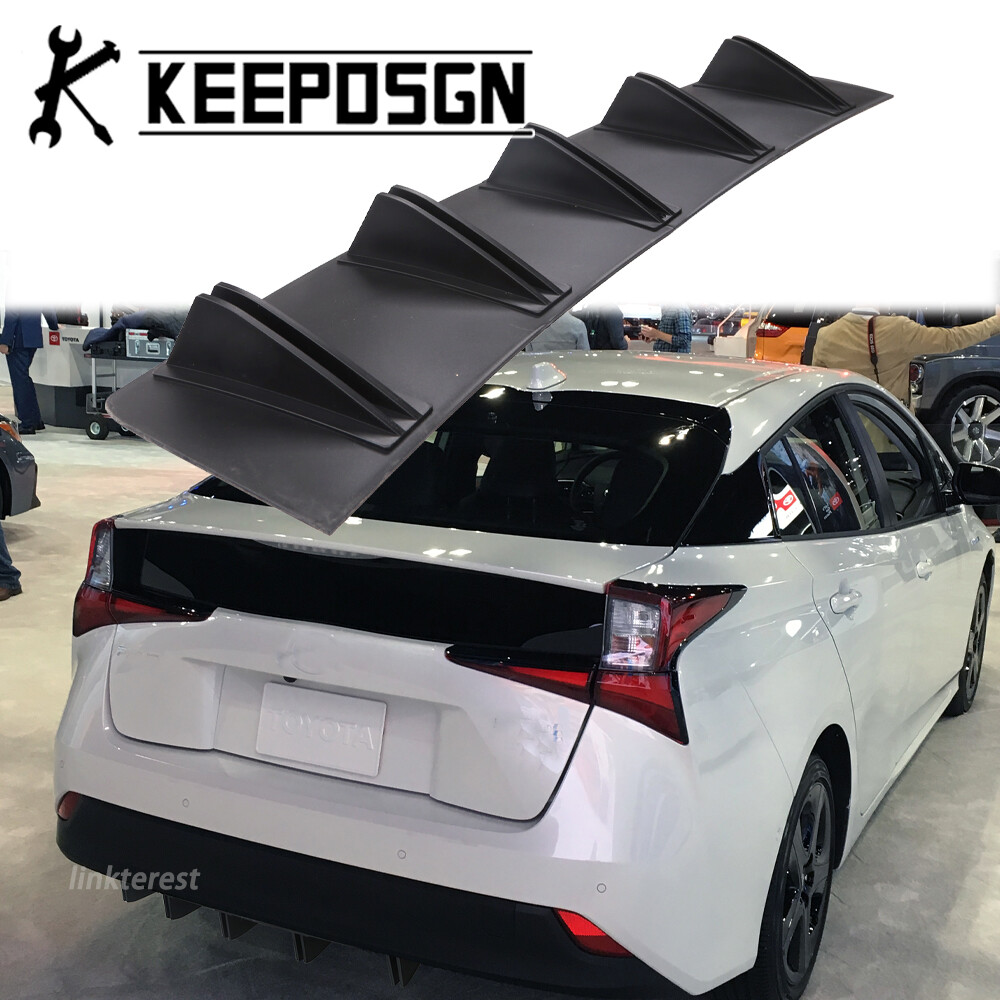 For Toyota Prius Rear Bumper Diffuser Lip Splitter Spoiler Body Kit ...