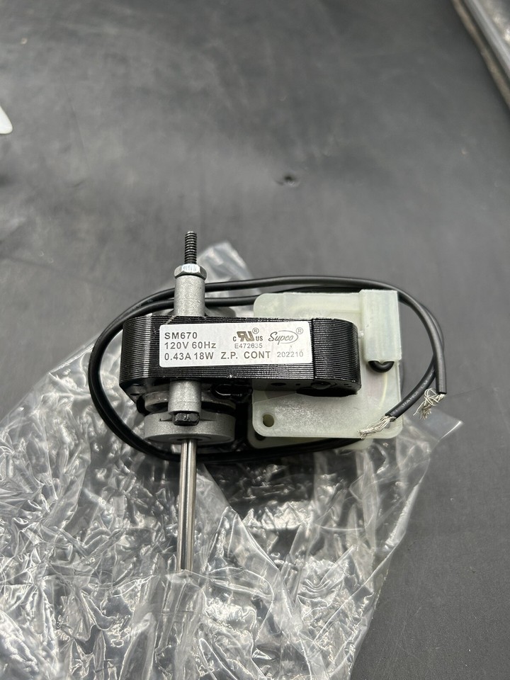Supco SM670 Fan Motor 120V CW/CCW 3000rpm S58-464, Utility MOTOR KIT ...