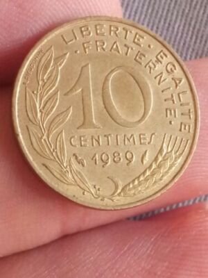 COIN / FRANCE / 10 CENTIMES 1989 XF french coin Kayihan coins -3 | eBay