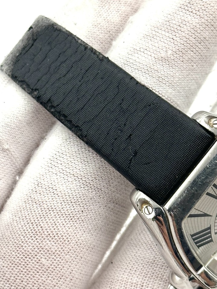 Cartier Roadster 31mm Silver Roman Dial Stainless Steel Reference ...