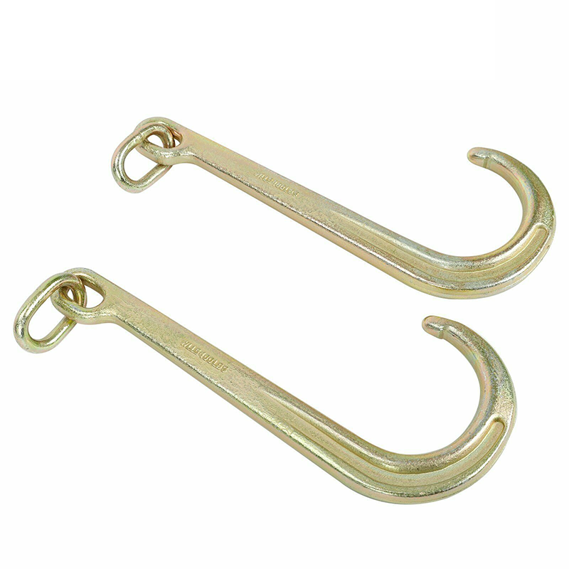 2X J Hook Grade G70 15" Inch Heavy Duty Tow Axle Wrecker Roll Back ...