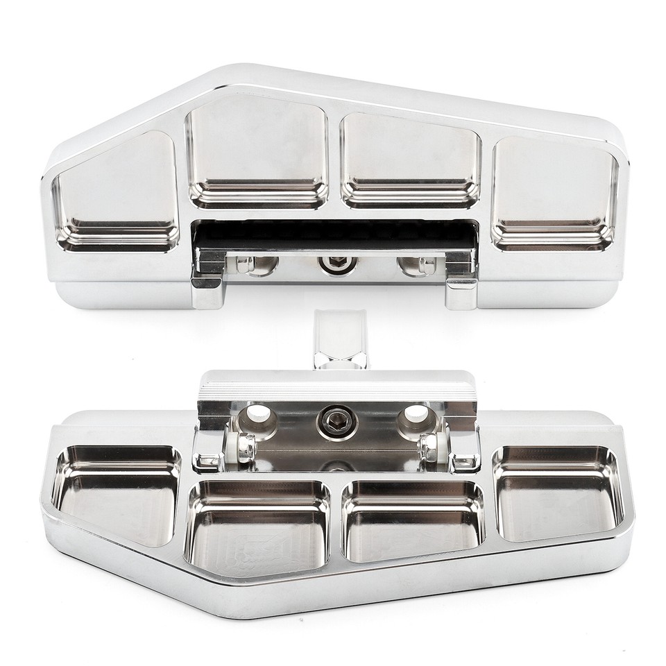 Motorcycle Front Driver Foot Pegs Pedal Rests Mini Boards Floorboards ...