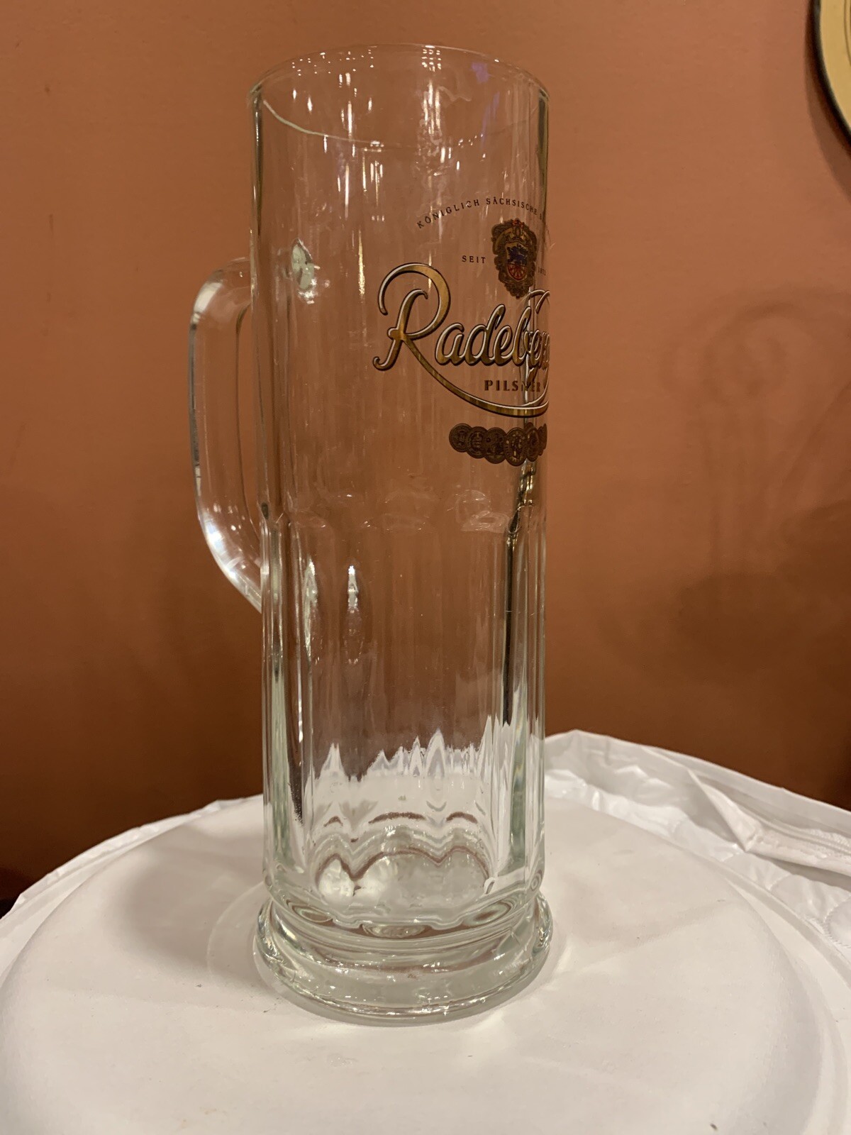 Radeberger Pilsner 8.5" Tall Handled German Beer Glass 3" Diameter | eBay