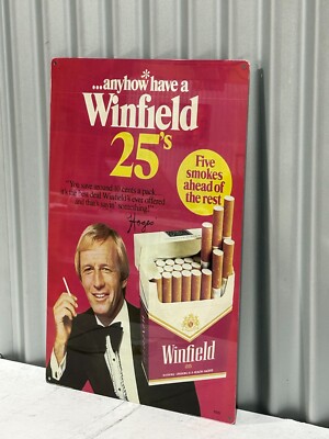 WINFIELD RED CIGARETTES METAL SIGN ADVERTISING | eBay Australia
