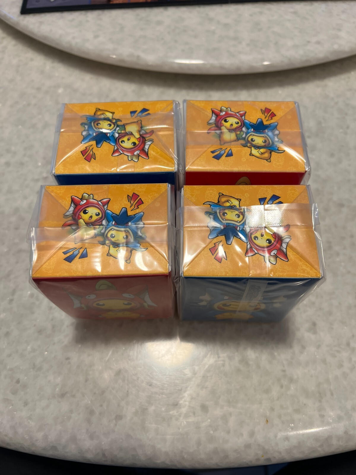Pokémon Japanese Poncho Pikachu Magikarp & Gyarados Special Deck Box ...