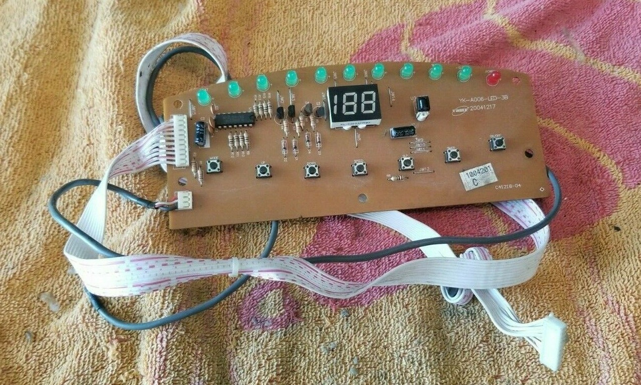 HVAC AIR CONDITIONER DISPLAY CONTROL BOARD YK-A006-LED-3B 20041217 ...