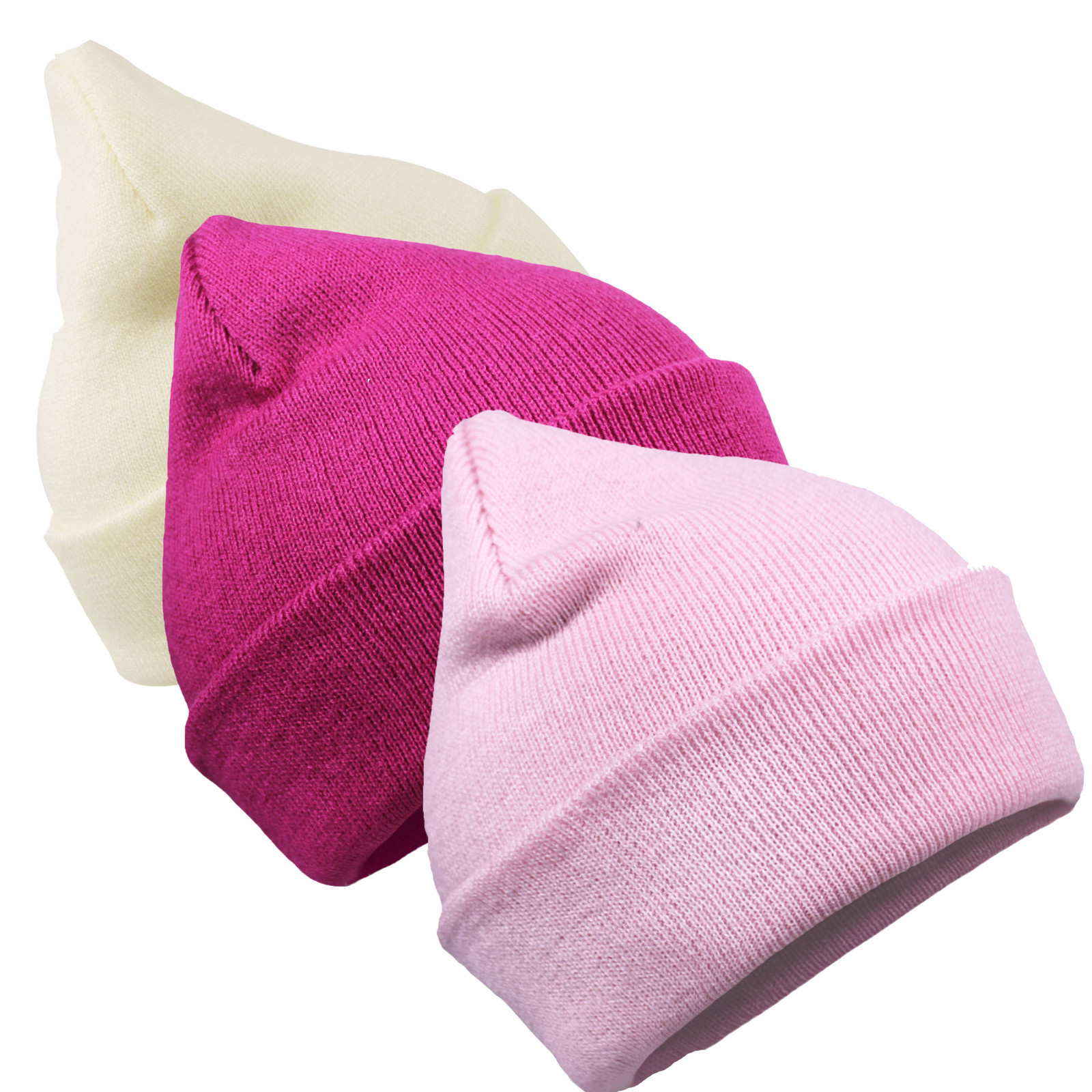 BEANIE HAT COMBO SET PACK 3 WARM BEANY HATS CAPS ADULT KIDS UNISEX HATS ...