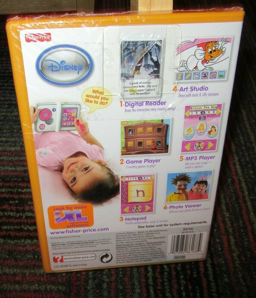 FISHER-PRICE - iXL LEARNING SYSTEM: DISNEY PRINCESS SOFTWARE, GAMES ...