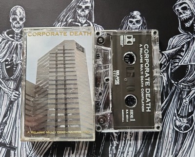 Corporate Death A Relapse Multi Death Compilation Cassette Tape Rare ...