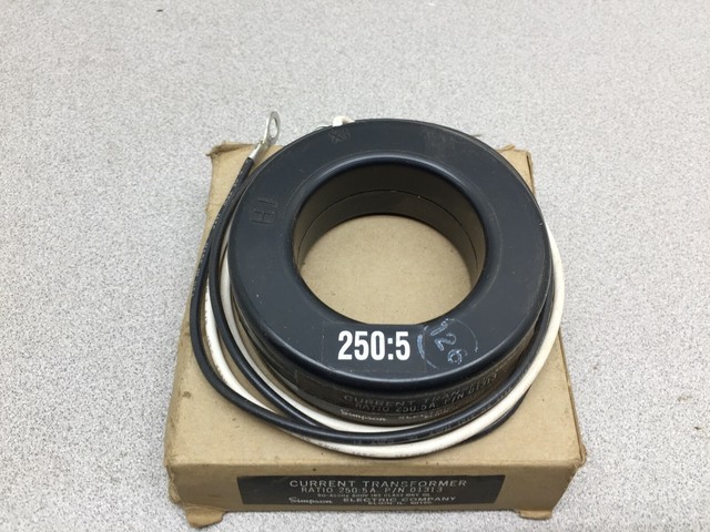 Simpson 01313 Donut Current Transformer 250/5 AMPS for sale online | eBay