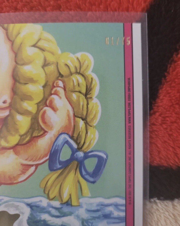 GPK Garbage Pail Kids Vacation Red Wizarding Wanda 98a 1/75 Harry ...